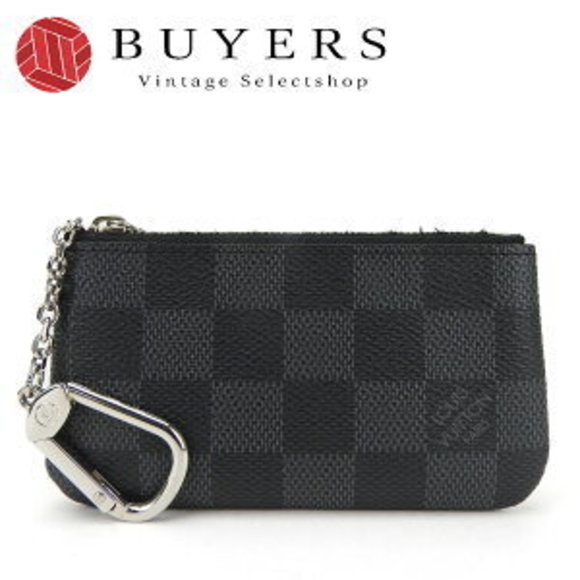 Louis Vuitton | Bags | Louis Vuitton Pochette Graphite Black Leather ...